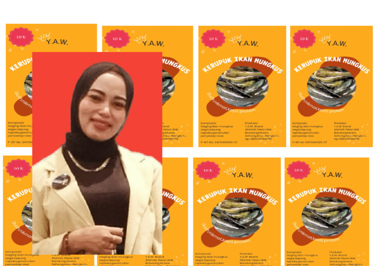 Label Kerupuk Ikan Mungkus Yanti | PDF
