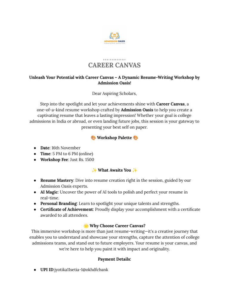 Career Canvas-3 | PDF