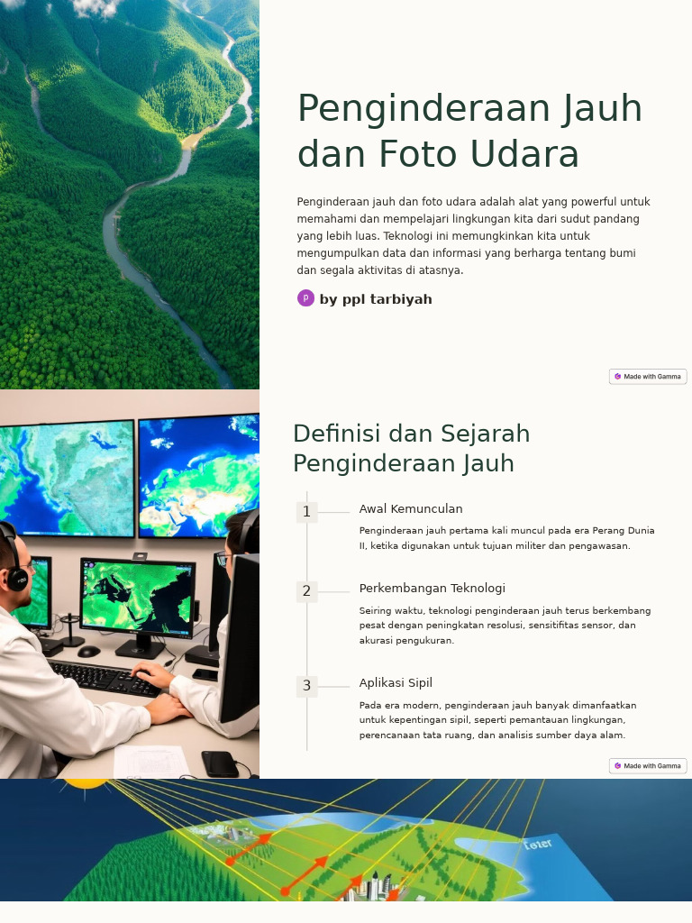 Penginderaan Jauh Dan Foto Udara | PDF