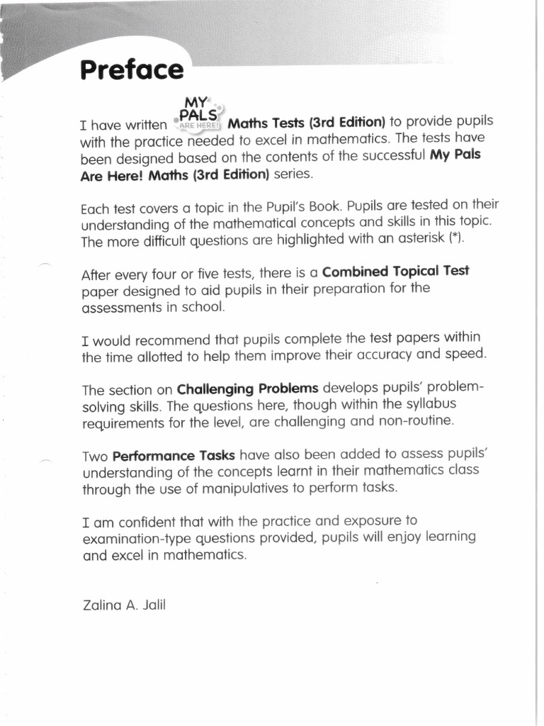 My Pals Are Here 2 Test | PDF