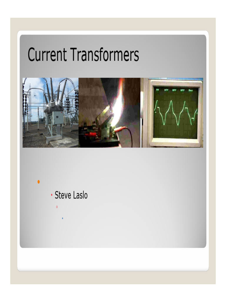 Current Transformer (CT) Presentation | PDF | Transformer | Physical ...