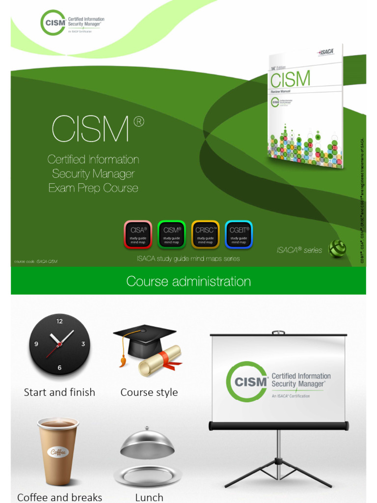 ISACA CISM Certified Information Security Manager Exam Prep Course PDF | PDF | Information ...