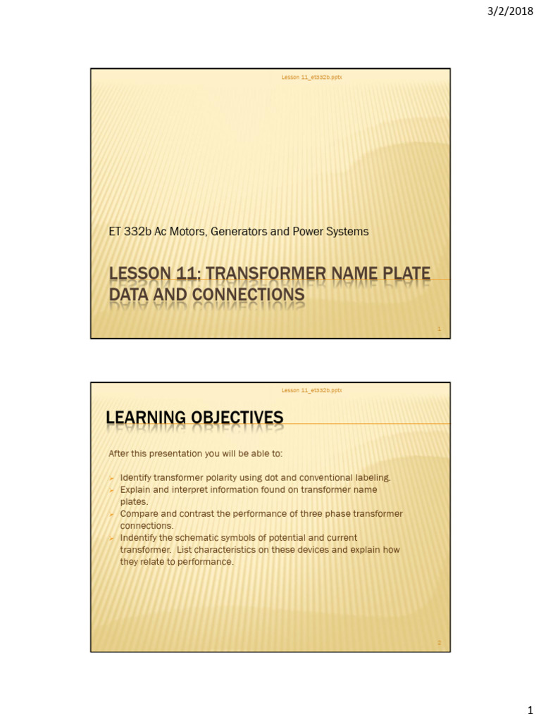 Transformer Nameplate Data And Connections Pdf Transformer Equipment