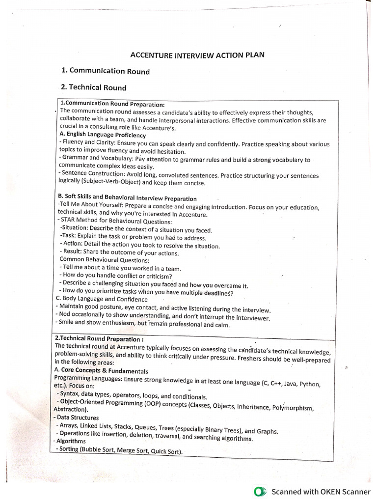 Accenture Actionplan - 1 | PDF