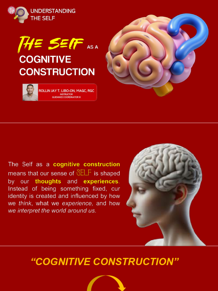 Lesson - Self As Cognitive Construction | PDF | Self | Identity (Social ...