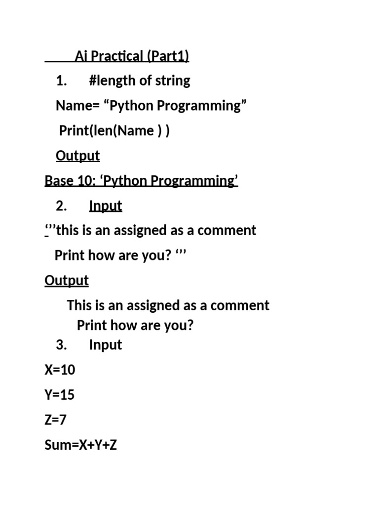 Ai Practical 1 Term 2 | PDF