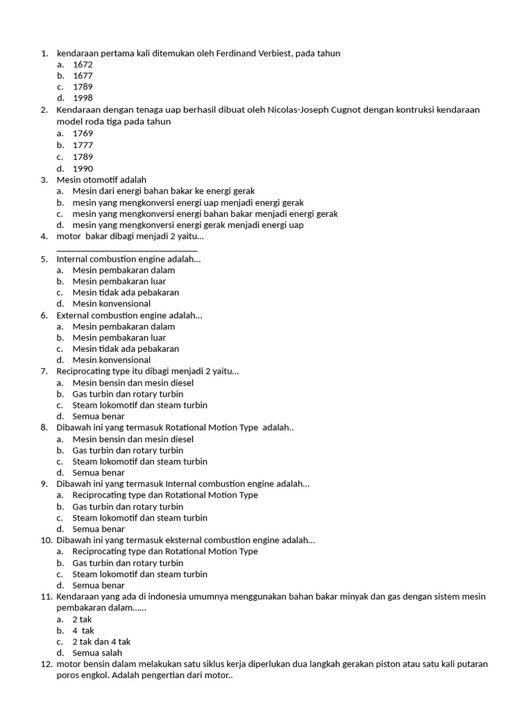 Soal Bab 2 Siswa | PDF