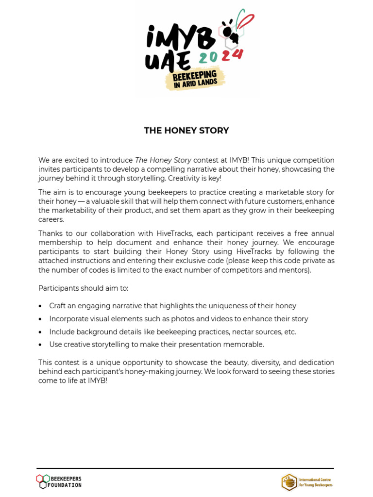 The Honey Story Contest for Beekeepers | PDF | Honey | Beekeeping