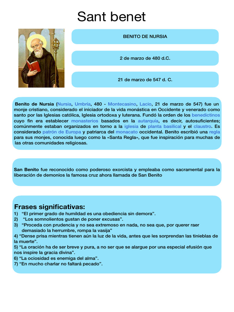 Sant Benet | PDF