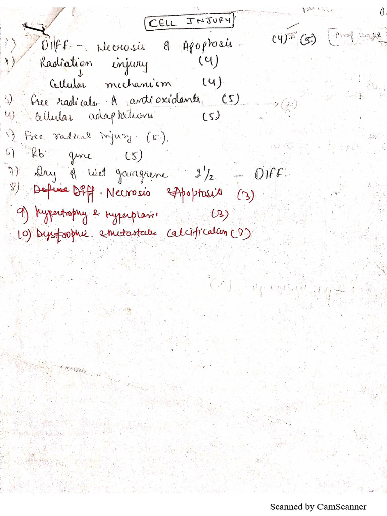 Pathology Important | PDF