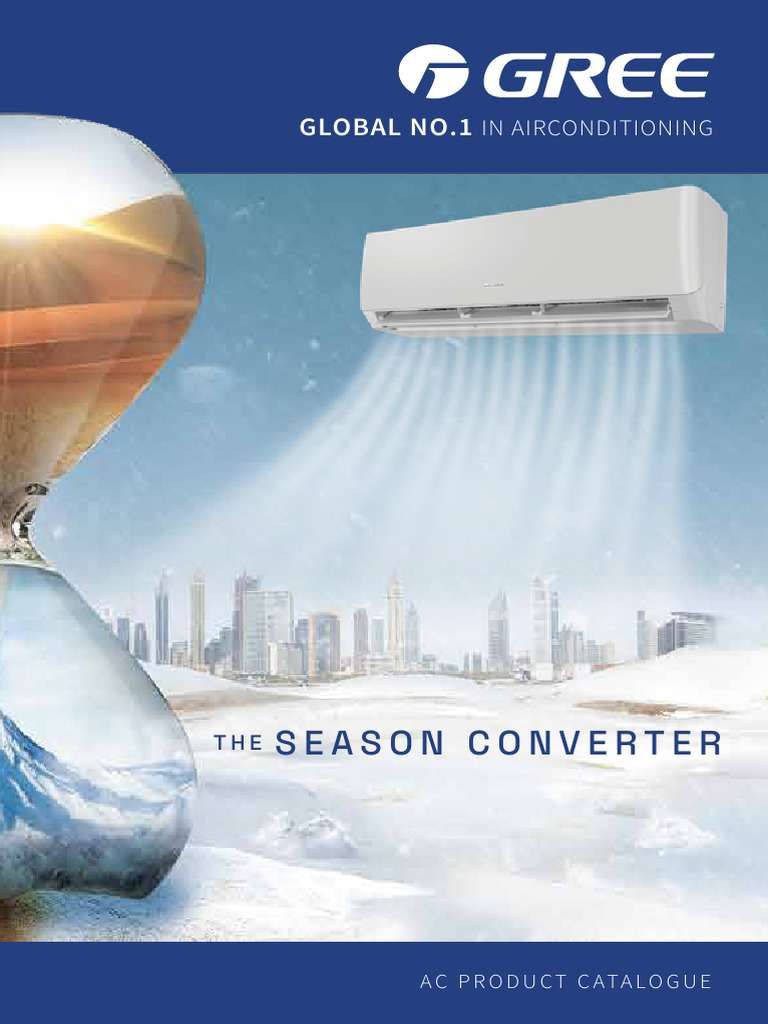 Gree Air Conditioner Catalogue 2024 | PDF | Ton | Turbomachinery