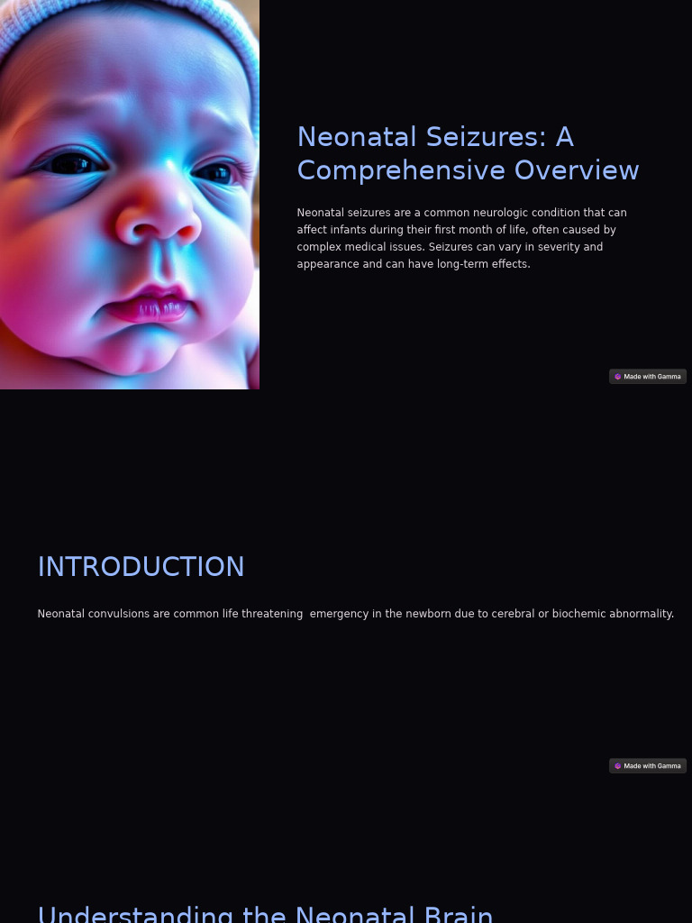 Neonatal Seizures A Comprehensive Overview | PDF | Diseases And ...