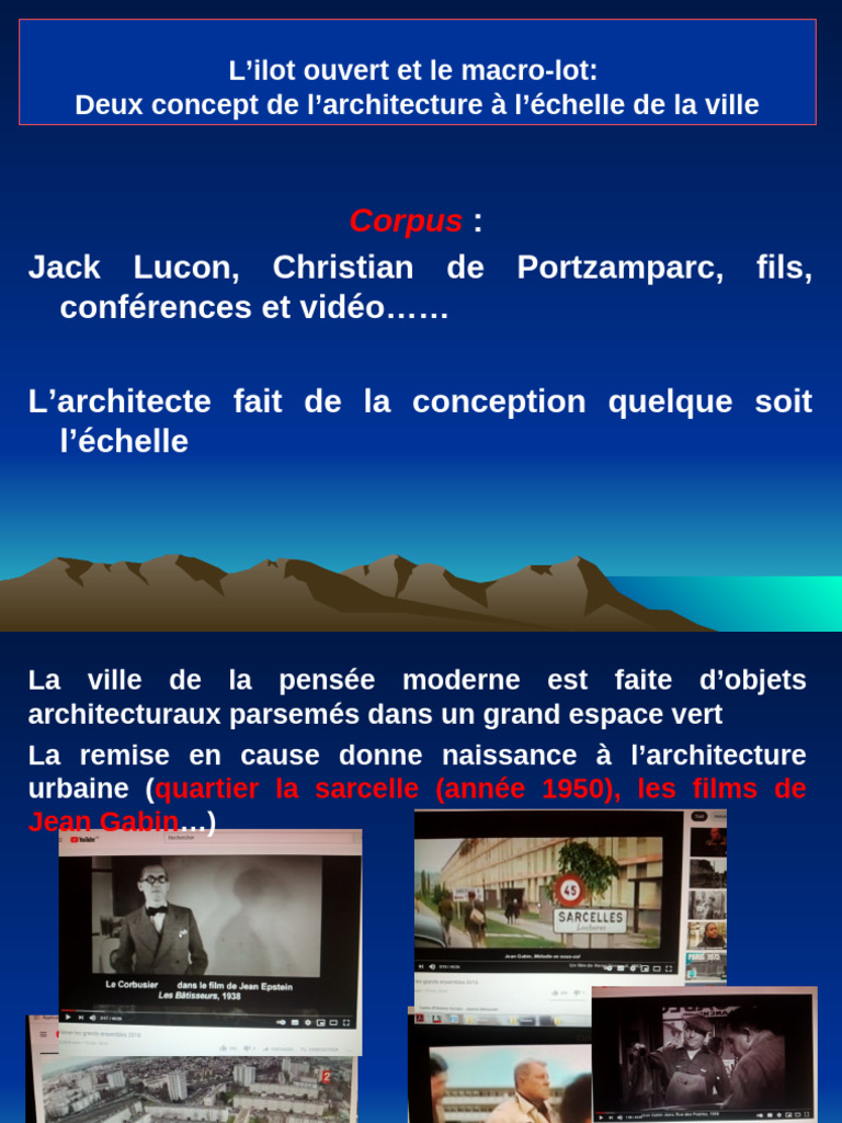 L'îlot ouvert en urbanisme moderne | PDF | Paris