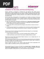 Reworked Narrative Report Format | PDF | Nonprofit Organization | Service Industries