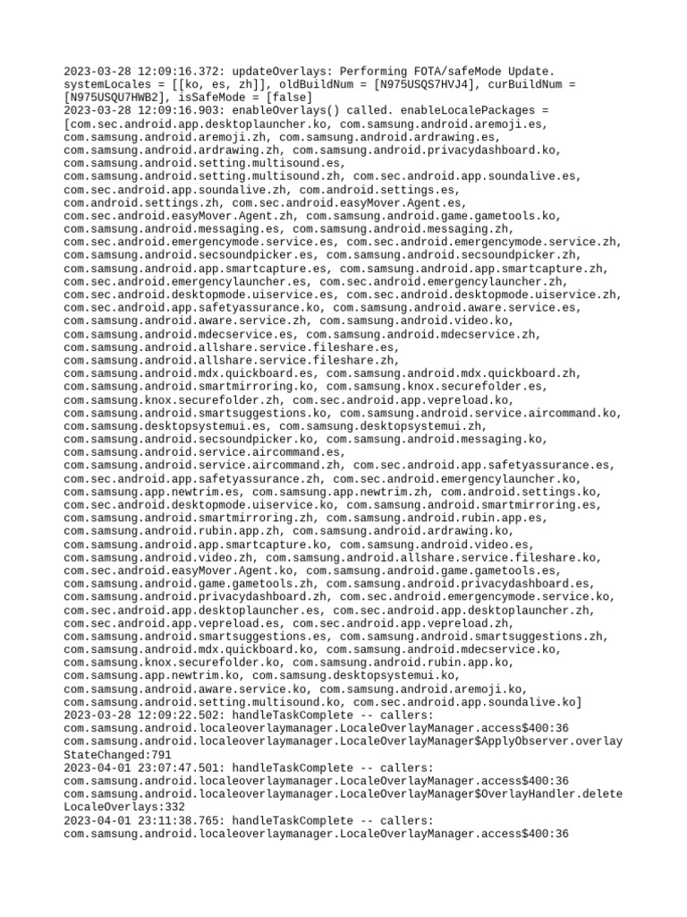 Lom Log | PDF | Android (Operating System) | Smartphone