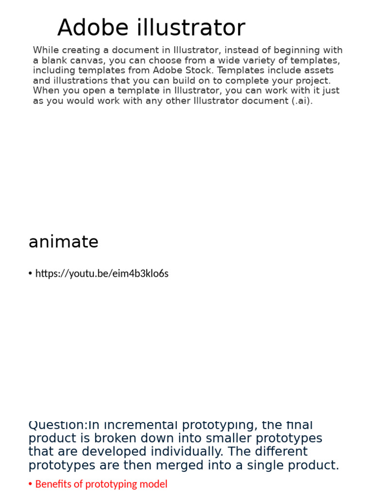 Adobe Illustrator Presentation1 | PDF | Project Management | Machine Learning