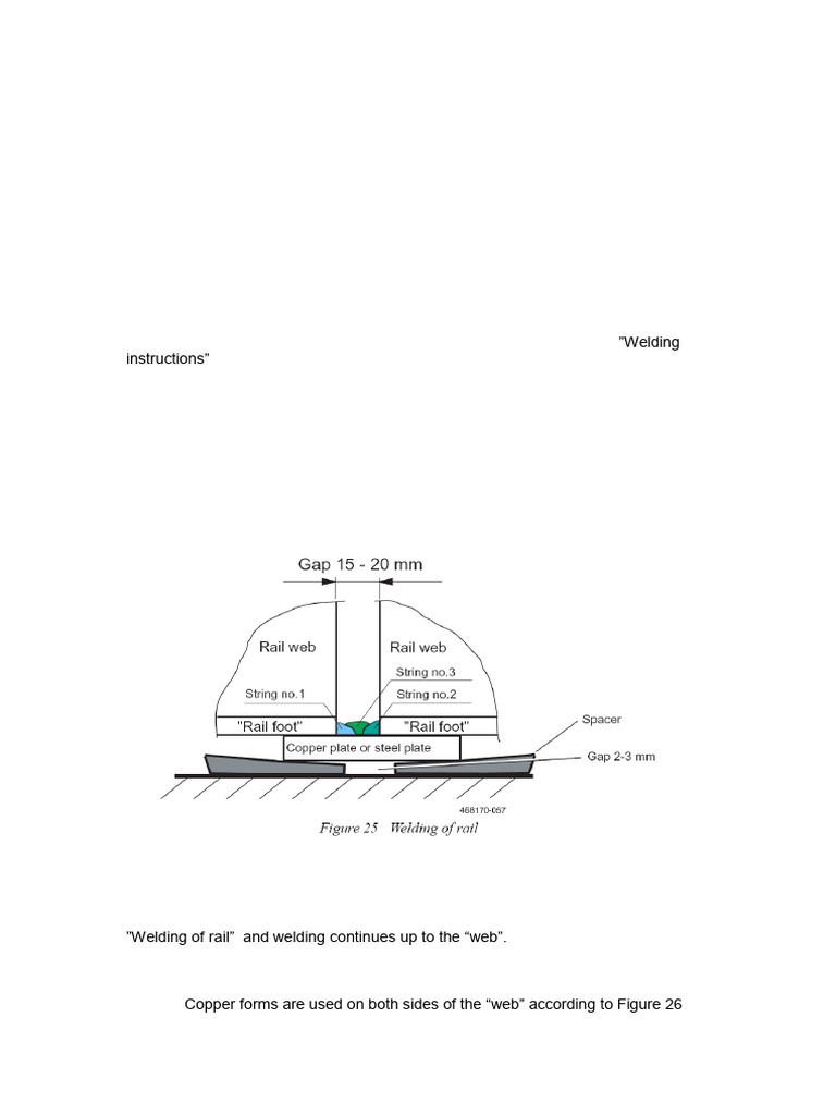Welding of S49 Rail With Copper Casings | PDF | Welding | Construction