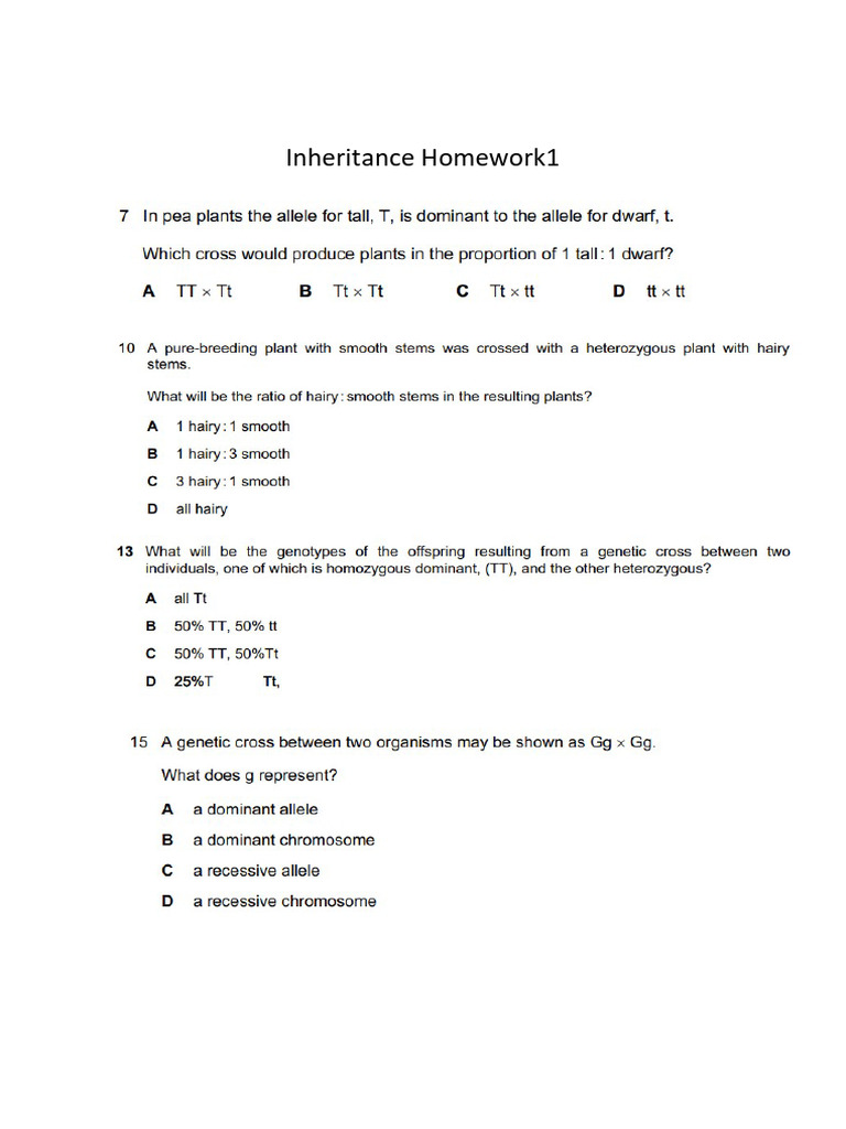 Homework Inheritance Part 1 | PDF