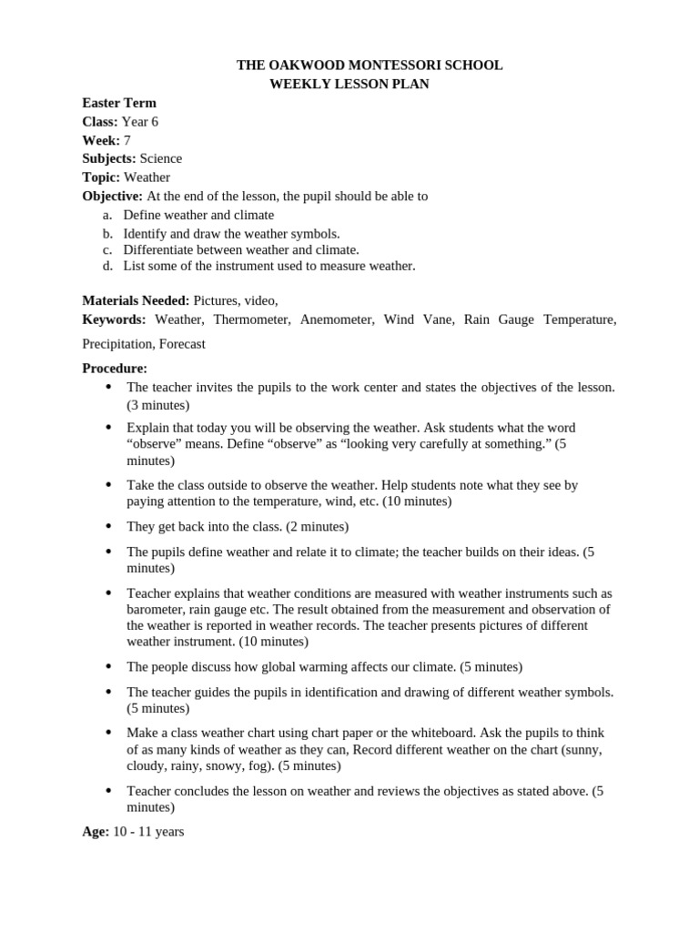 Science Week 7 | PDF | Weather | Climate