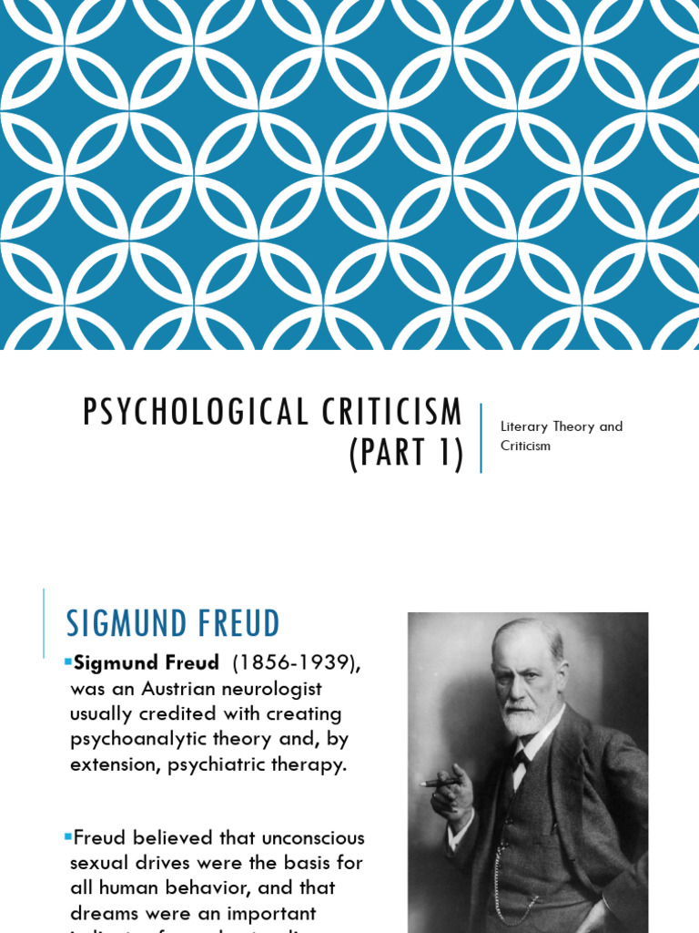 Freud's Psychoanalytic Literary Criticism | PDF | Id | Psychoanalysis