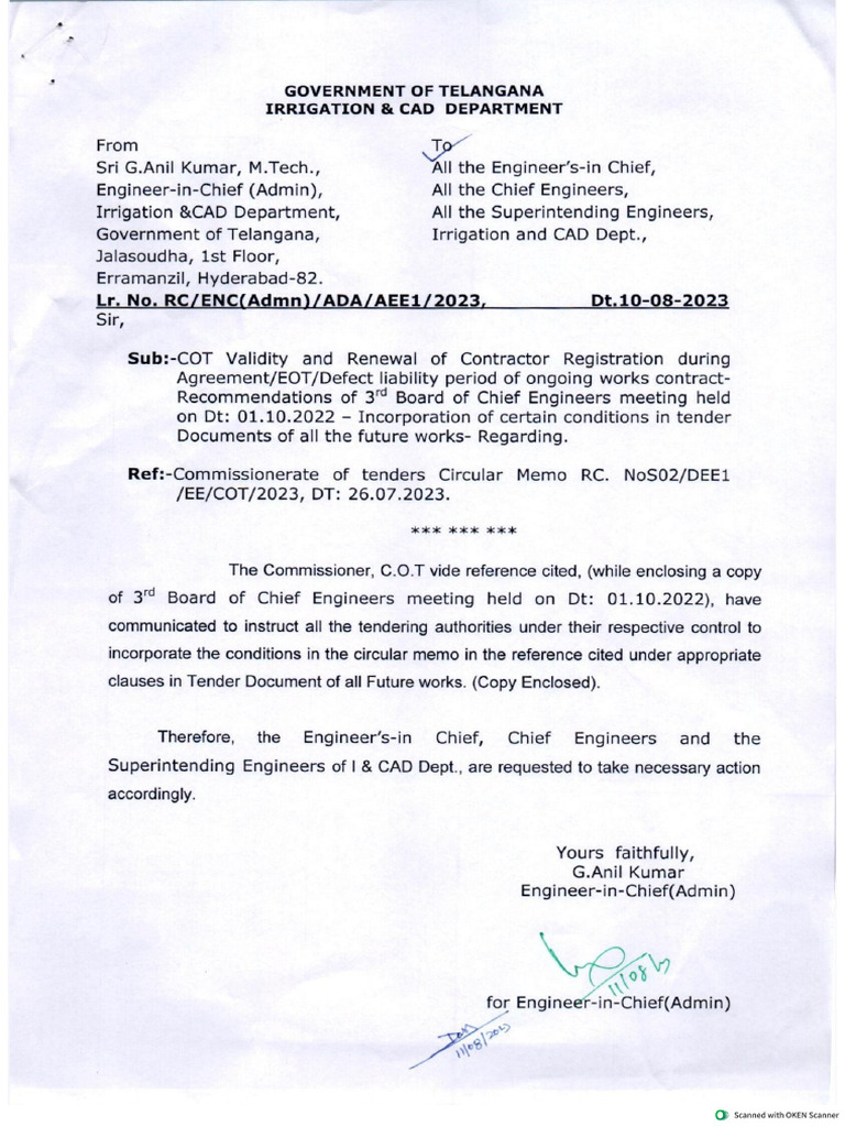 Tender Registration Documnets | PDF