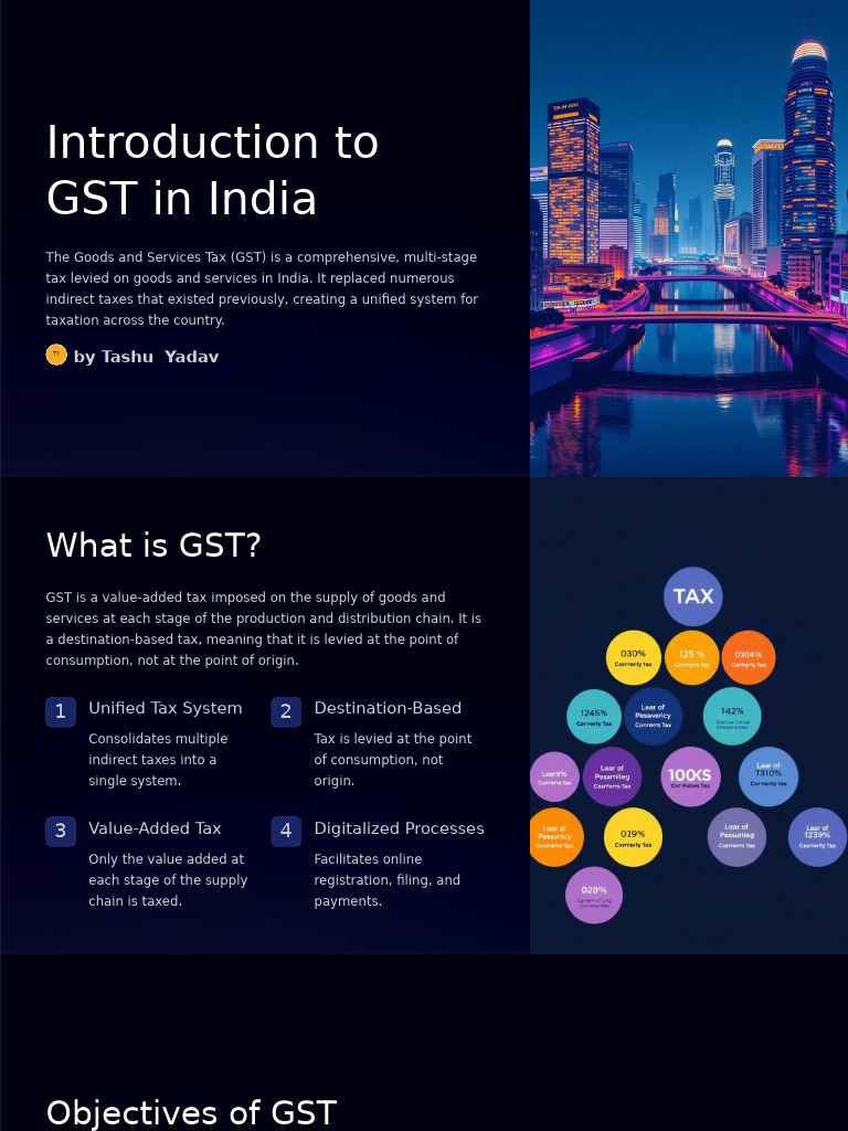 Understanding GST in India: A Comprehensive Guide | PDF | Taxes | Value ...