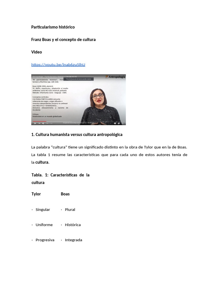 Particularismo Historico | PDF | Evolución | Antropología