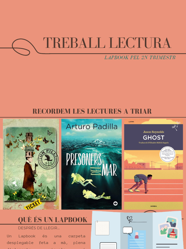 Lapbook Treball 2n Trimestre de Lectura | PDF