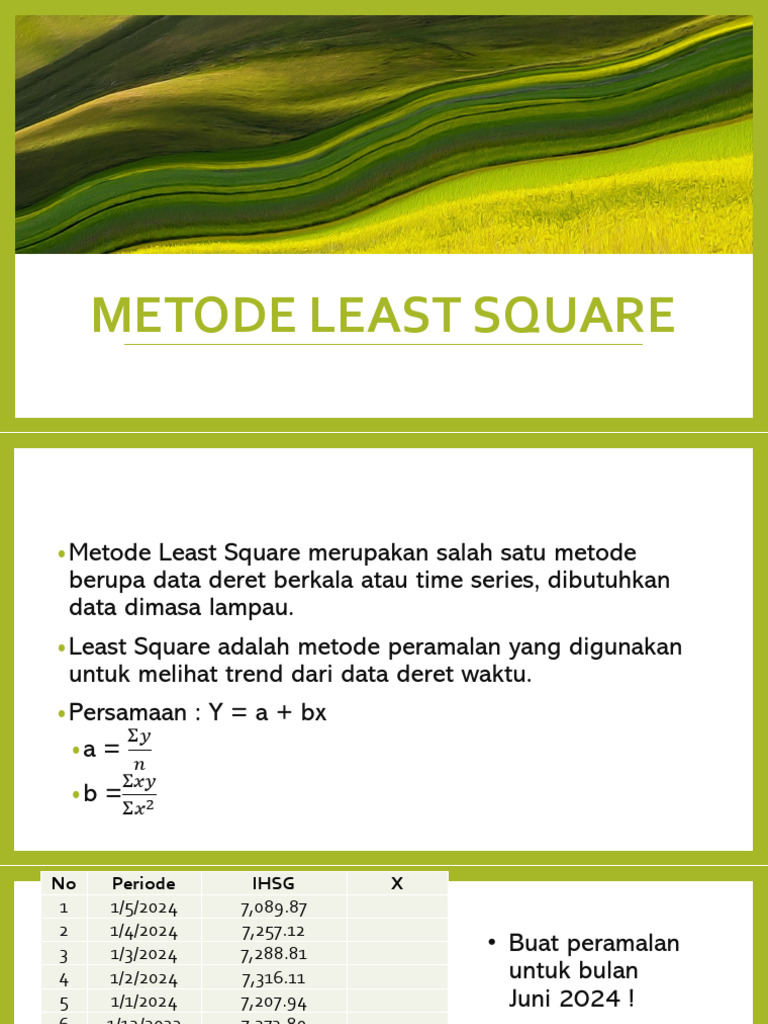 M7 - Metode Least Square | PDF