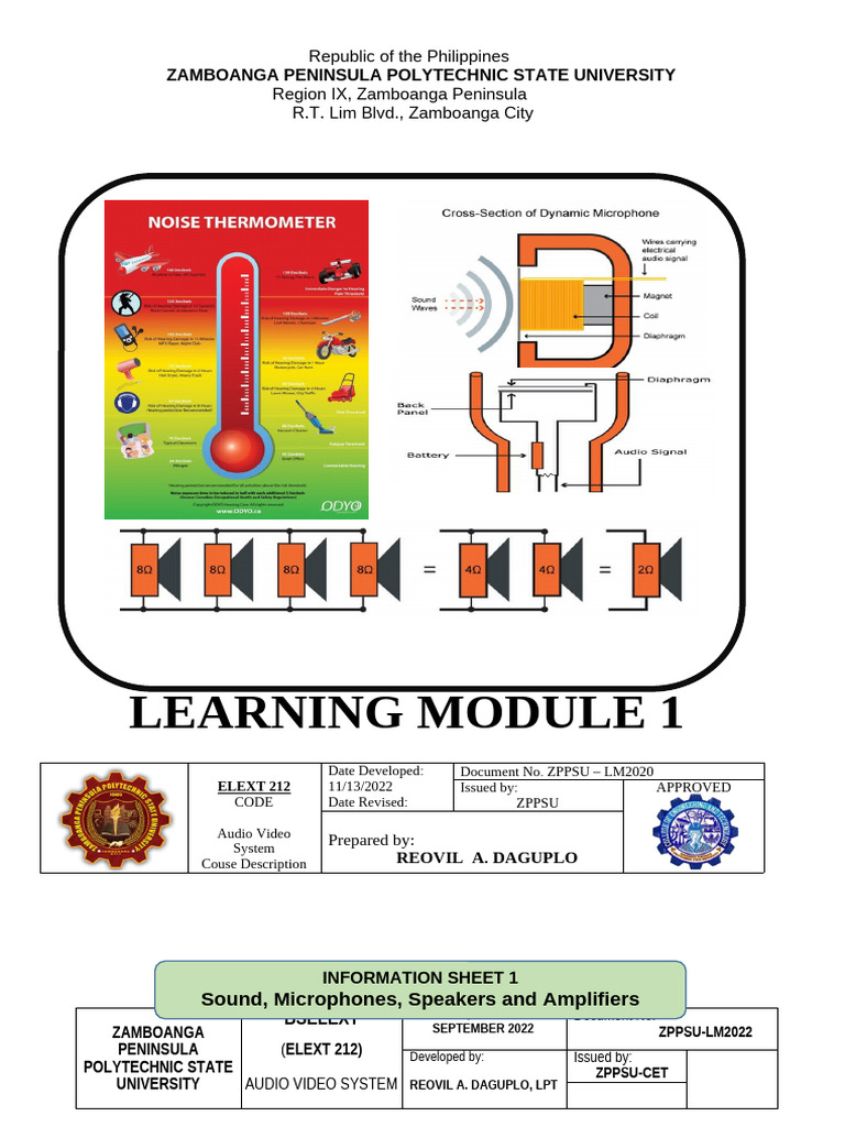 Audio Video Systems Module 1 | PDF | Amplifier | Operational Amplifier