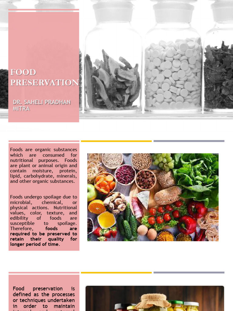 Food Preservation | PDF | Freezing | Decomposition