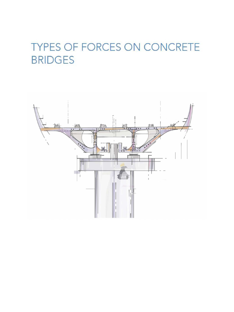 Types of Forces On Concrete Bridges | PDF