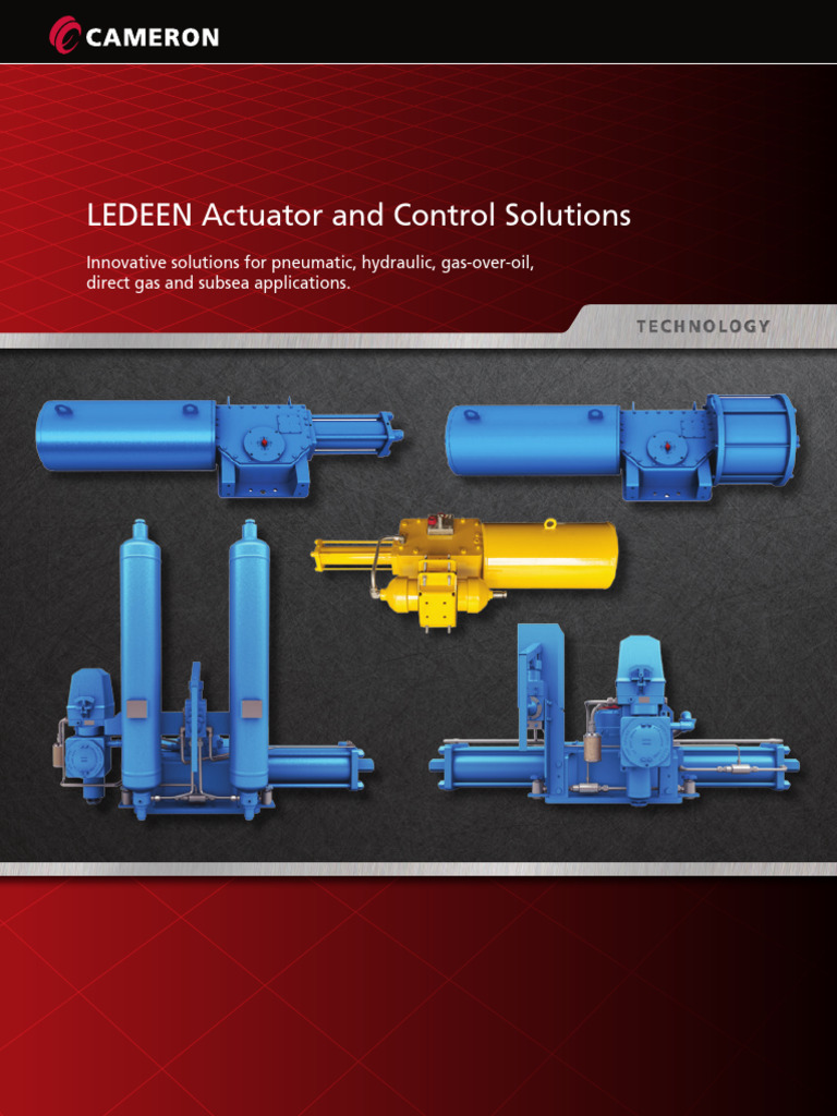 BCA - Cameron Ledeen-AD00267V LEDEEN Actuators | PDF | Actuator | Valve