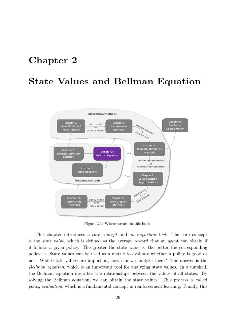 3 - Chapter 2 State Values and Bellman Equation | PDF | Mathematics | Applied Mathematics
