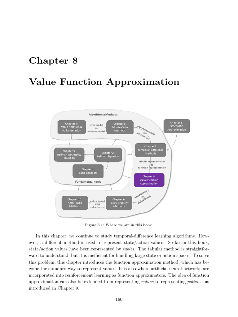 3 - Chapter 8 Value Function Approximation | PDF | Markov Chain | Eigenvalues And Eigenvectors