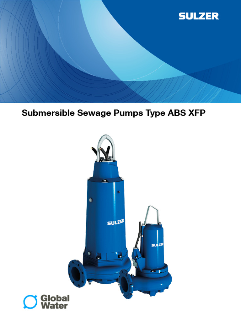 07 - SULZER XFP Sewage Pumps | PDF | Pump | Sewage