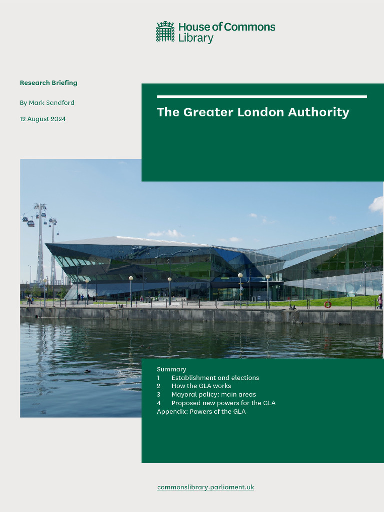 London Authority: Powers & Policies | PDF | Government