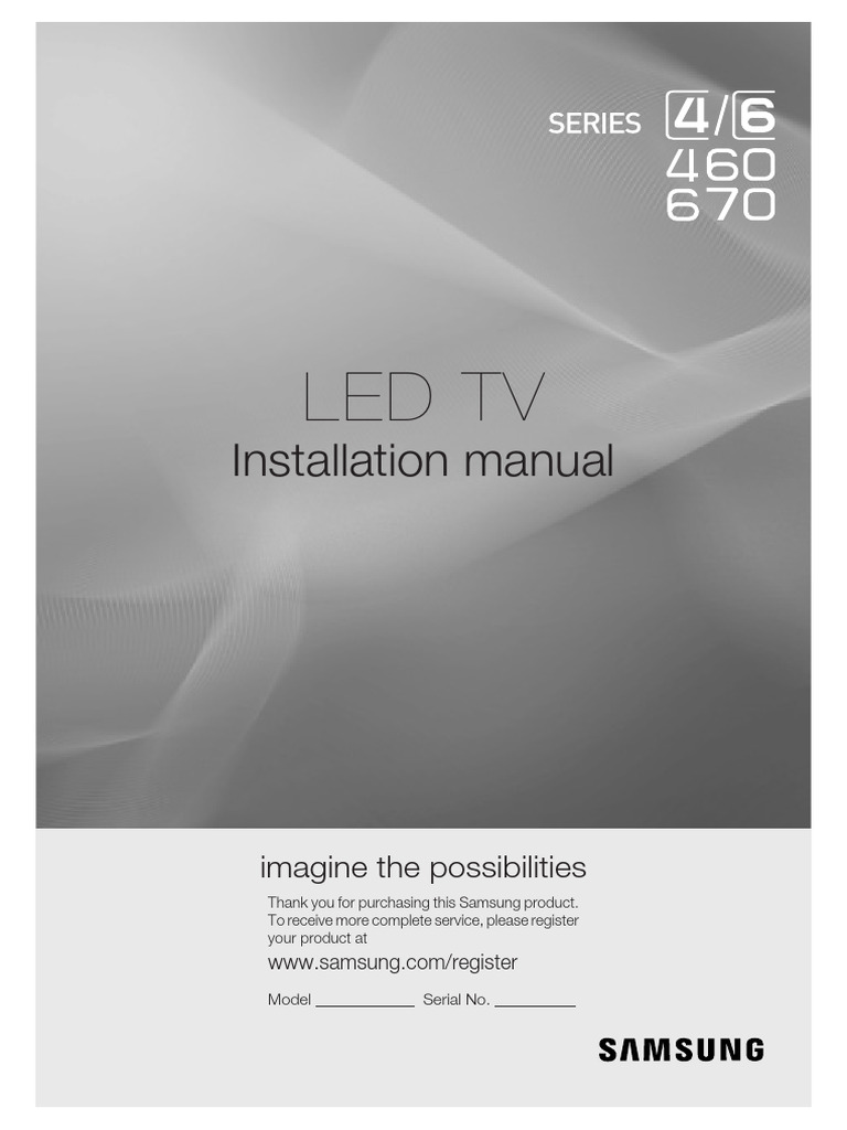 HB670 460 WW Install-Guide 03 ENG 170609.0 | PDF | Hdmi | Display ...