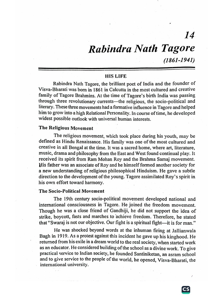 Rabindranath Tagore | PDF