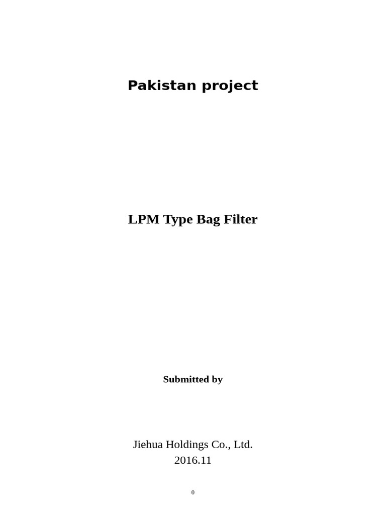 LPM Air-Box Pulse Bag Filter Guide | PDF | Filtration | Chemical ...