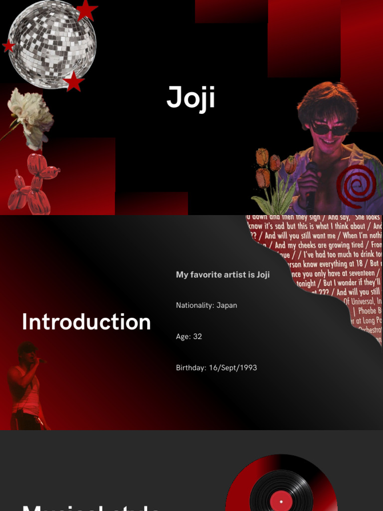 Joji Presentation | PDF