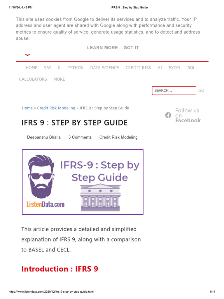IFRS 9 Credit Risk Modeling Guide | PDF | Financial Services ...