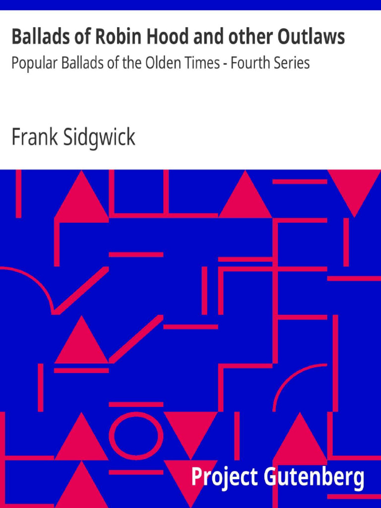 Ballads of Robin Hood and Other Outlaws | PDF | Robin Hood
