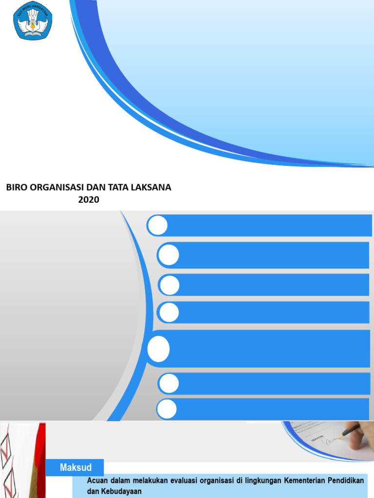 Paparan Pedoman Evaluasi Organisasi | PDF