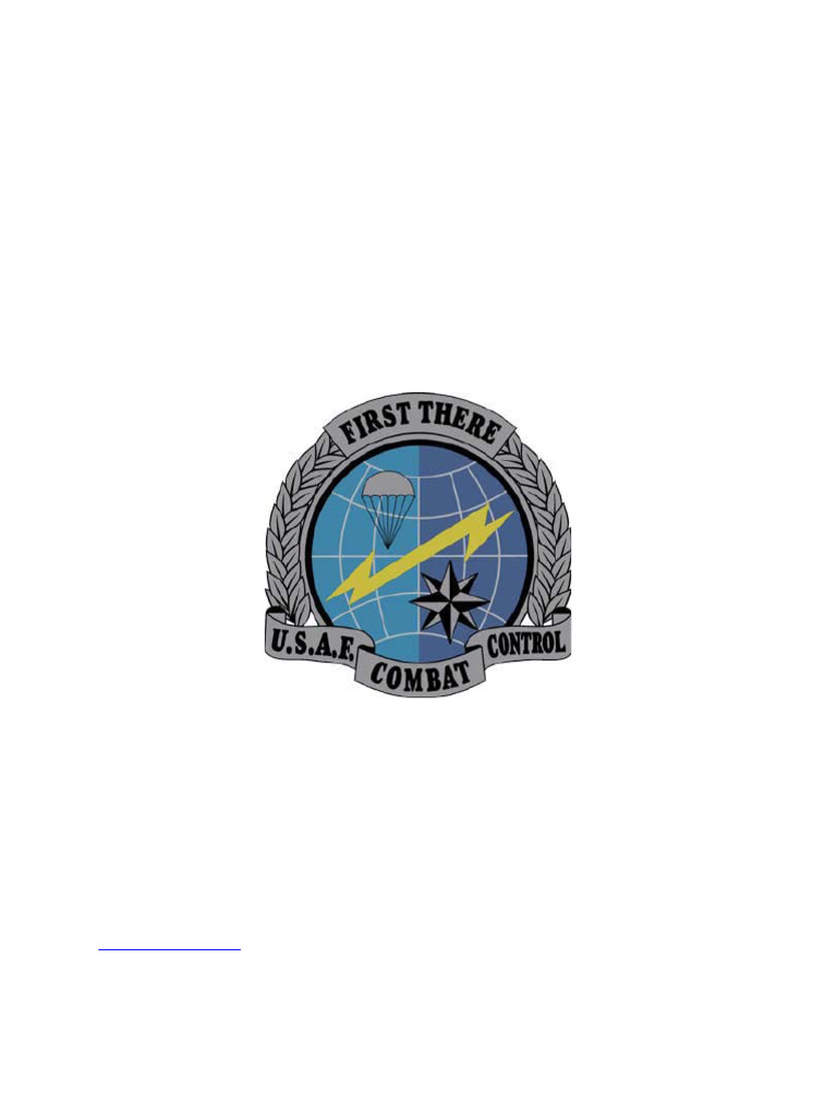 Combat Control Training Plan | PDF | Air Traffic Control | Staff Sergeant