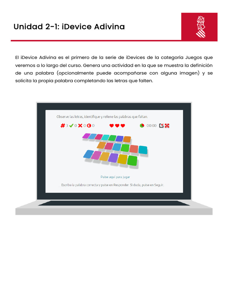 Configuración del iDevice Adivina | PDF | Contraseña | Informática