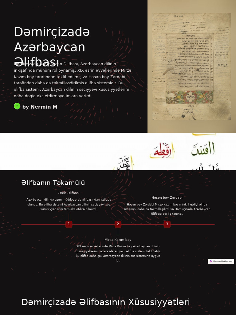 Demircizade Azerbaycan Elifbasi | PDF
