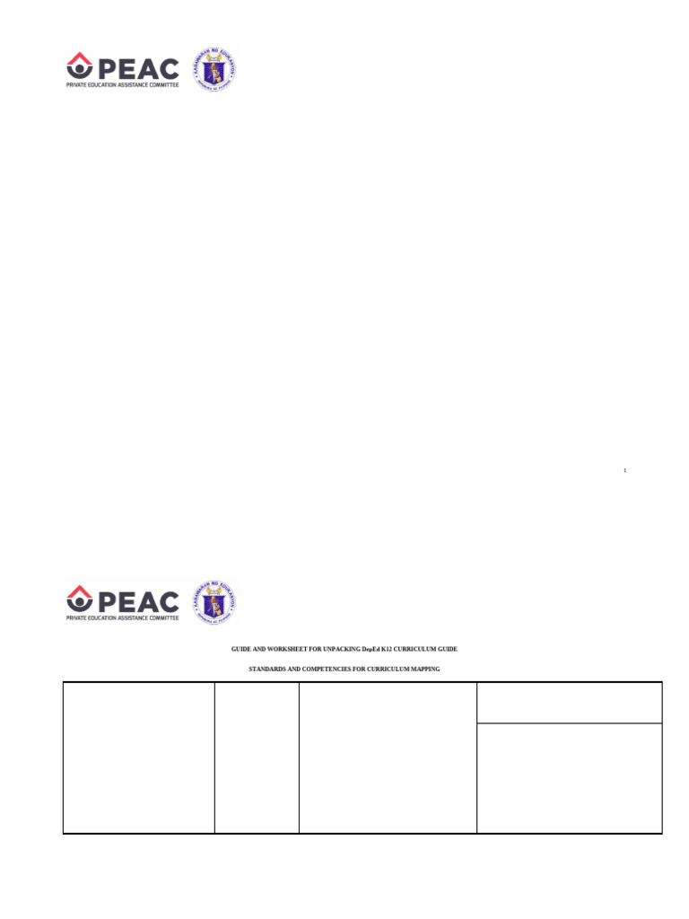 HO10-S3 - 2023 - TLE-ICT - Guide and Worksheet For Unpacking DepEd CG | PDF