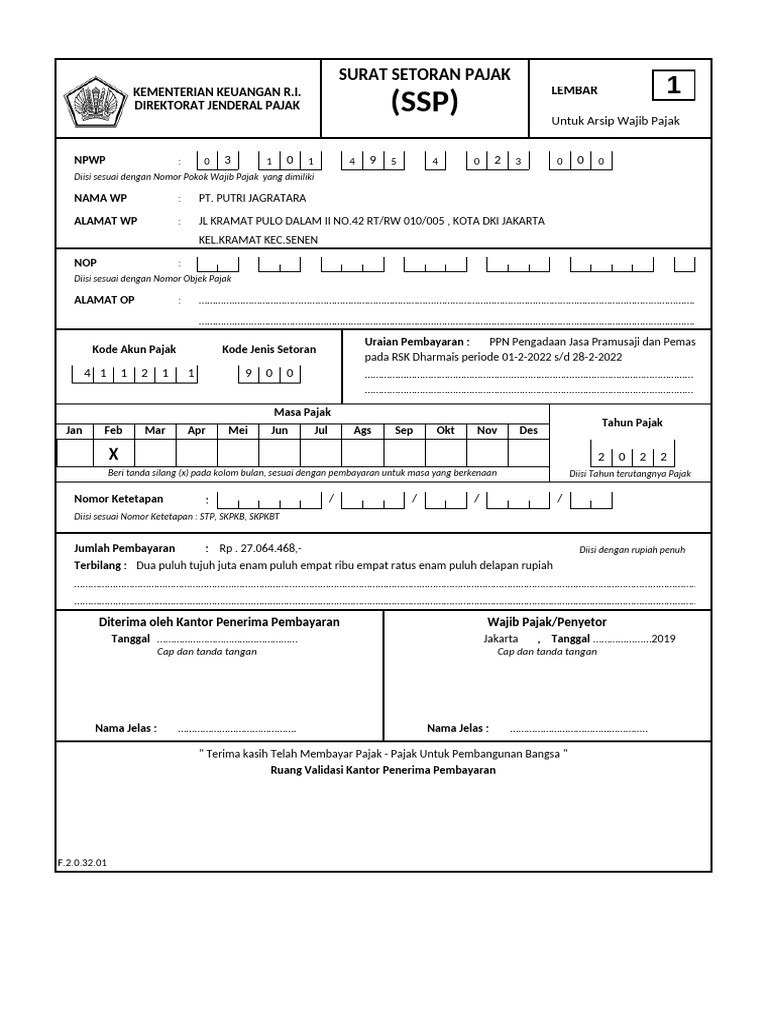 SSP PPN | PDF