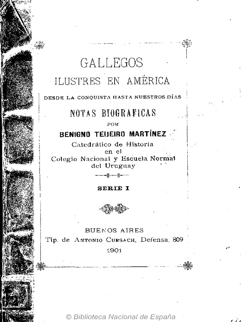 Gallegos: Notas Biográficas | PDF